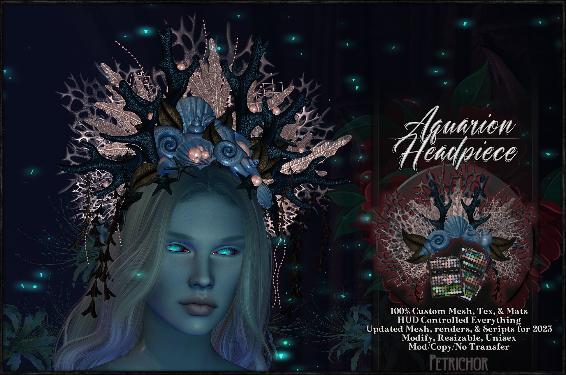 Aquarion Coral Headpiece MAIN | [Petrichor]